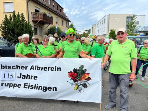 Impressionen vom Eislinger Stadtfest, 01.07.2023 | Schwäbischer Albverein | Ortsgruppe Eislingen